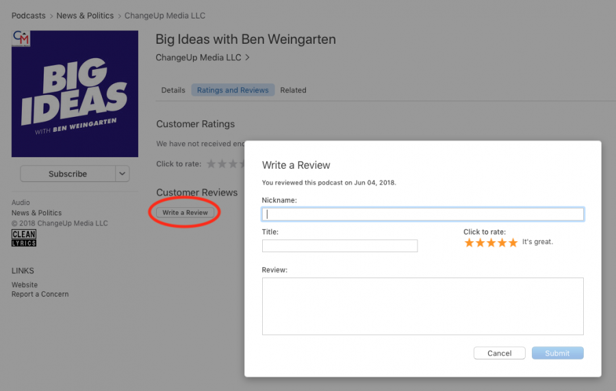 How to Listen to the Big Ideas with Ben Weingarten Podcast – Ben Weingarten